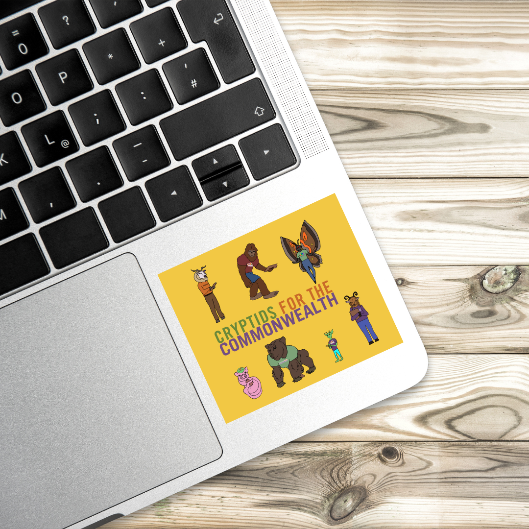 Cryptids For The Commonwealth Group Shot Sticker – Kentuckians For The ...